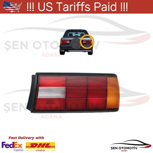 Rear Tail Light Taillight Right Lamp for Bmw E30 M40 Sedan/Coupe/Cabrio ...