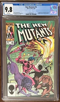 New Mutants #16 CGC 9.8 (1984) 1st Appearance Thunderbird II (Warpath ...