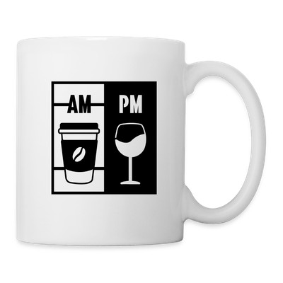 Coffee AM Wine PM Coffee Mug | eBay