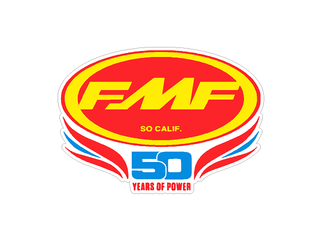 FMF PIPES MUFFLER DIRT BIKE MX ATV UTV MOTORCYCLE RACING STICKER DECAL ...