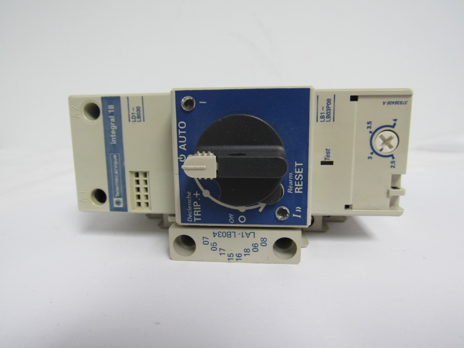 TELEMECANIQUE LD1-LB030, LB1-LBO3P08, AND LA1-LB034 INTEGRAL 18 MOTOR ...