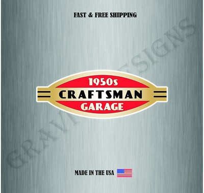 Craftsman Tools Car Bumper Window Tool Box Vinyl Sticker Decal Water ...