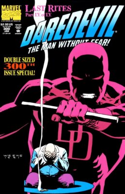 Marvel Comics Daredevil #300 Modern Age 1992 Last Rites | eBay