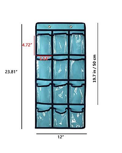 NIMES Hanging Closet Underwear Sock Jewelry Storage Over The Door ...