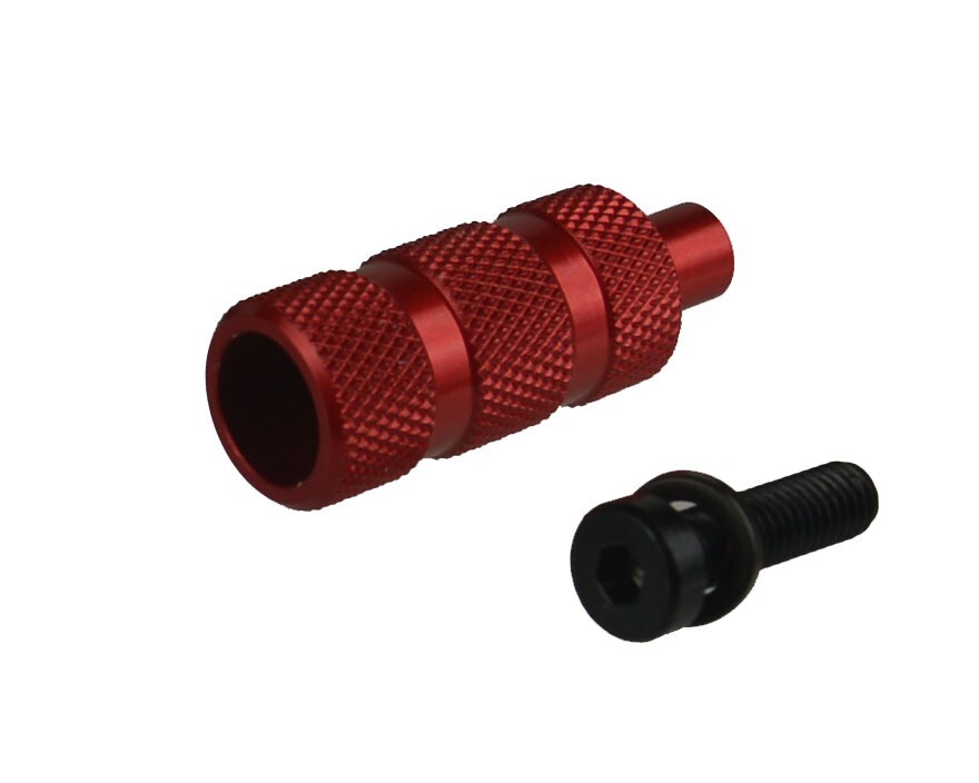Bolt Extended Handle Side Charge Bolt With Screw & Washer, Red Anodized ...