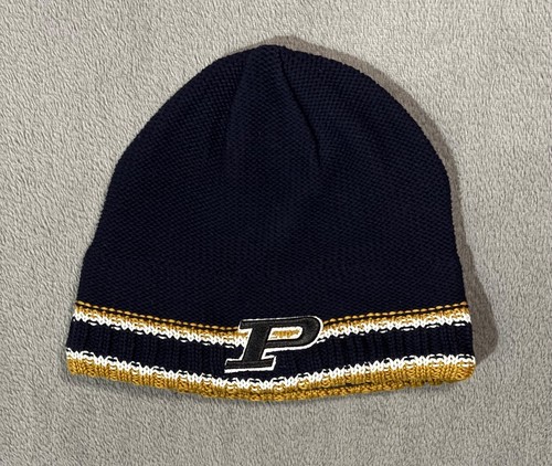 Purdue Boilermakers Vintage NCAA Winter Beanie Sports Hat Ski Skull Cap ...
