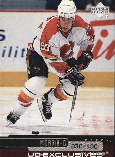 1999-00 (FLAMES) Upper Deck Exclusives #27 Derek Morris/100 | eBay