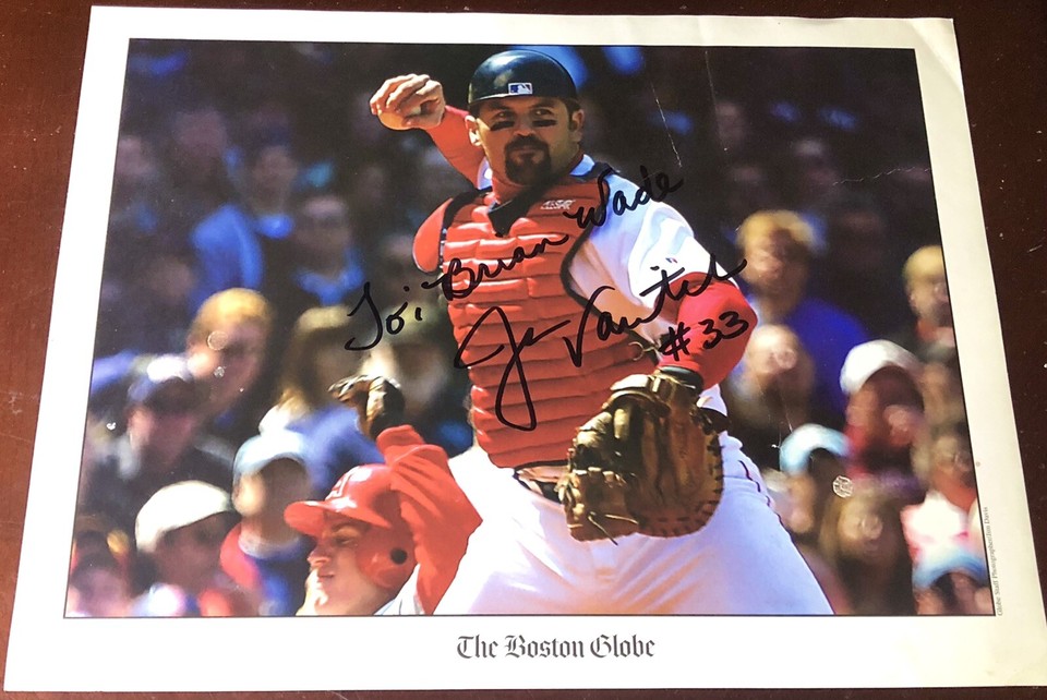 JASON VARITEK fr. BOSTON RED SOX MLB catcher auto autograph baseball ...