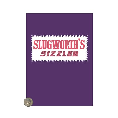 Willy Wonka and the Chocolate Slugworth Sizzler Candy Bar Wrapper | eBay