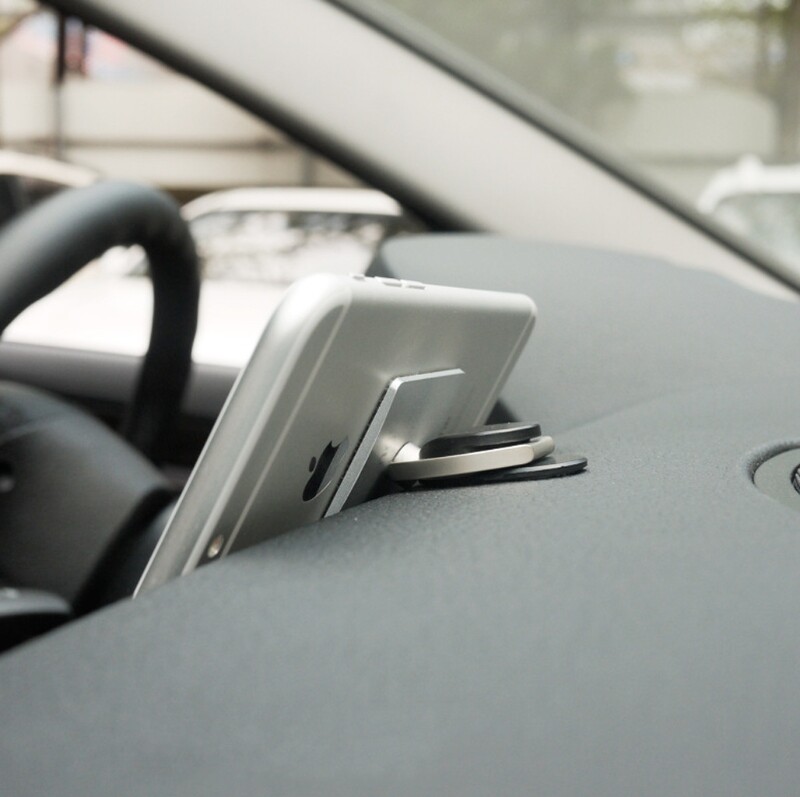 Car Mount Sticky Holder Hook For 360˚ Rotation Finger Stand | eBay