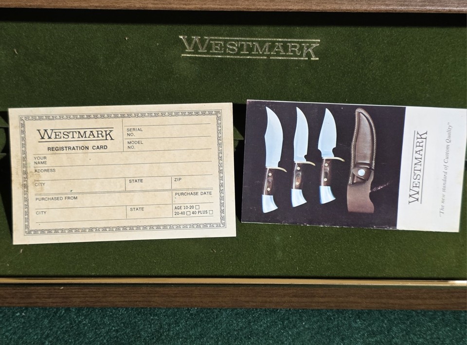 Westmark Western USA 701 mint in box fixed blade bowie knife | eBay