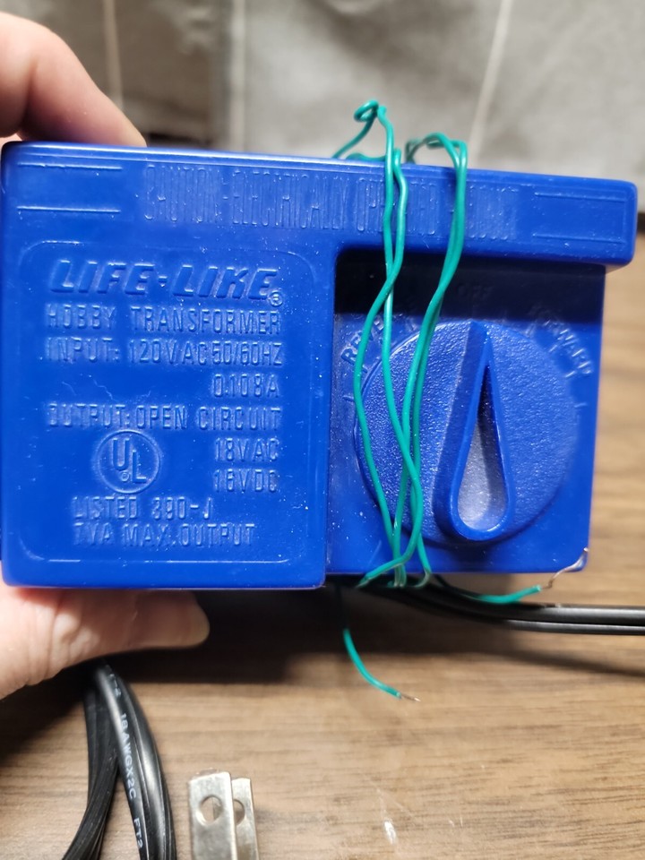 Life-Like Hobby Transformer HO & N Scale DC Power Pack Speed Controller ...