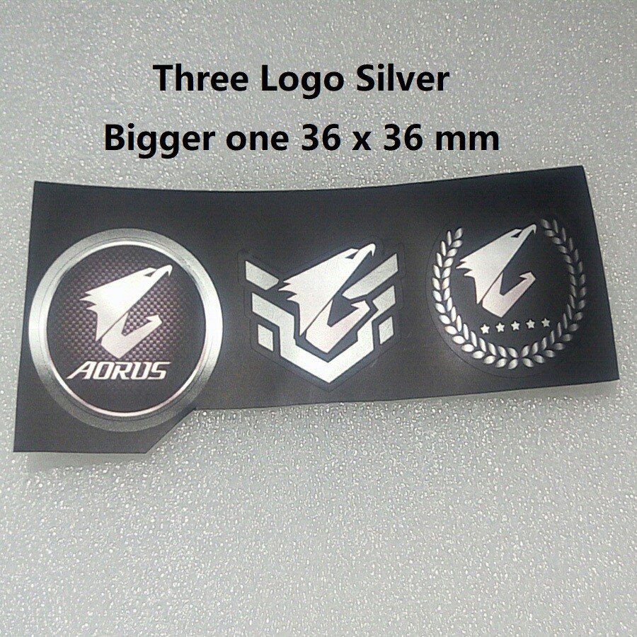 Gigabyte AORUS Series Logo Label Sticker Multi-Type PC Computer Tower ...
