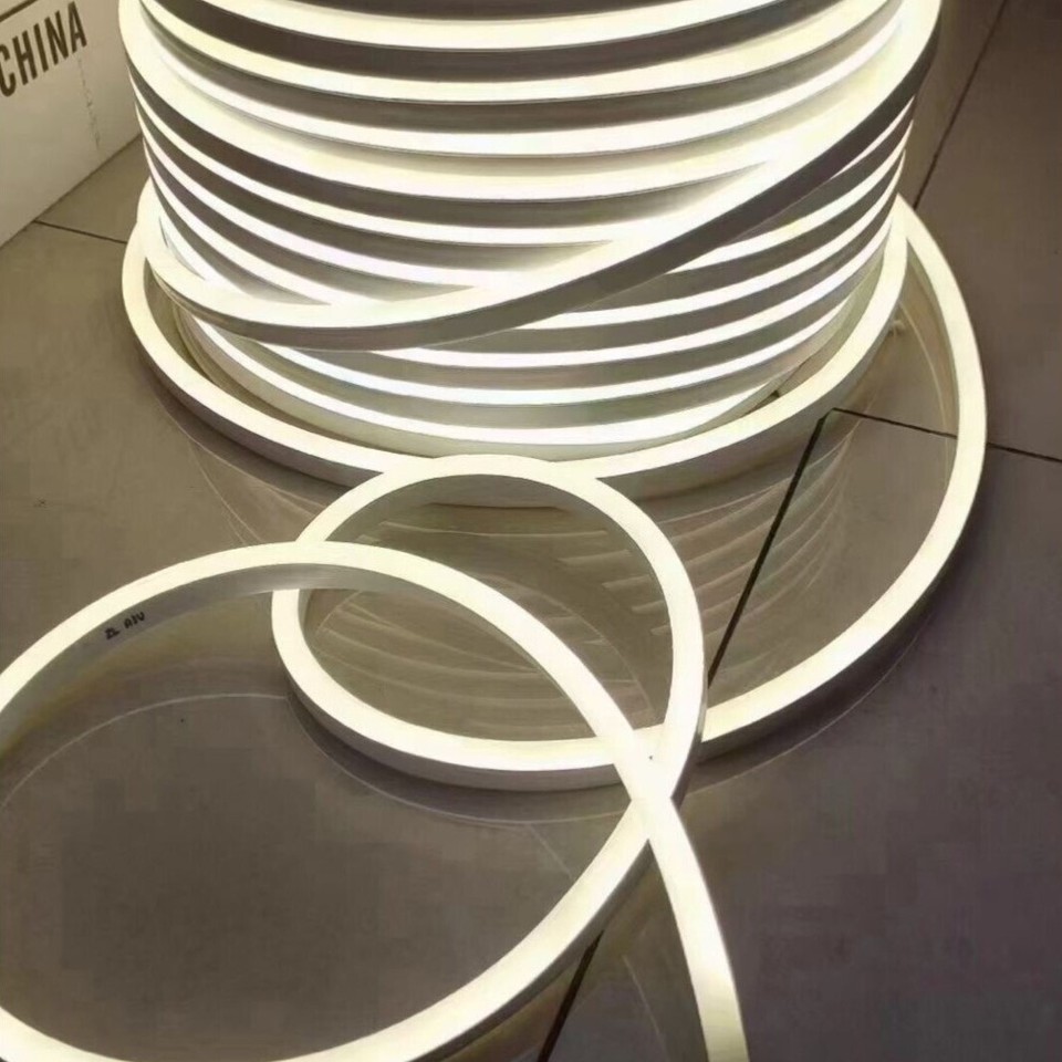 50/100/150/330ft Flex LED Neon Rope Light Strip Party Home Bar Decor ...