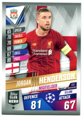 TOPPS Match Attax 101. Season 2019-2020 #CH2 HENDERSON Liverpool | eBay
