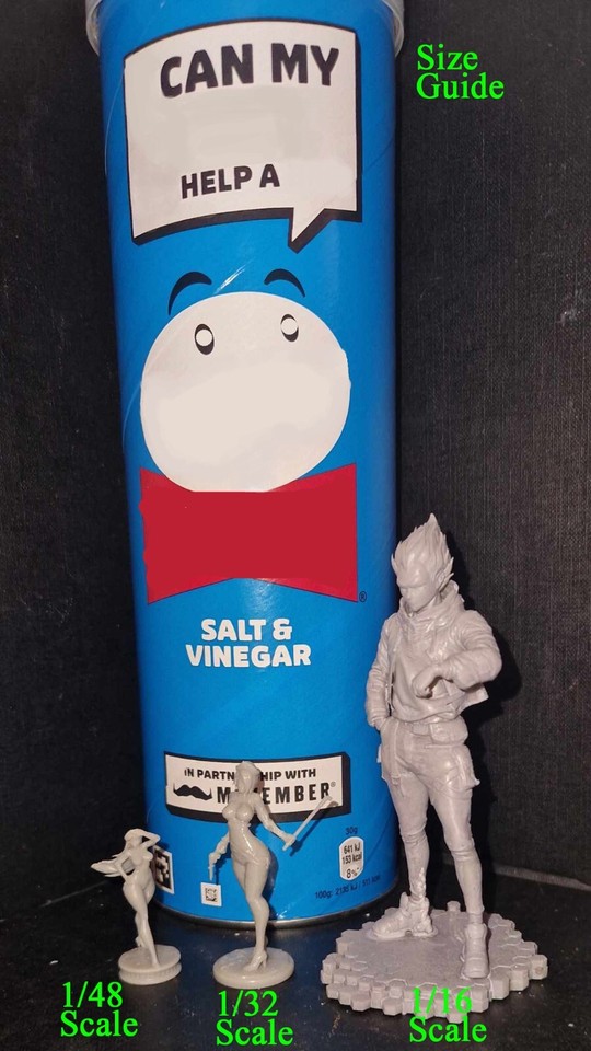 Aunt Cass Hot Pin-up Resin Model Unpainted Sexy TTRPG Figure 32mm 50mm ...