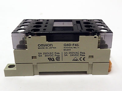 OMRON G6D-F4B TERMINAL RELAY 5A 250Vac / 3A 250Vac 5A 30Vdc / 3A 24Vdc ...