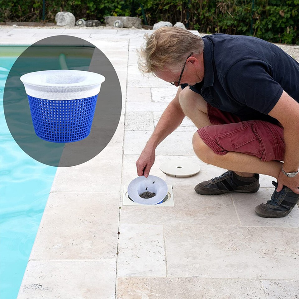 Pool Skimmer Socks Reusable Pool Filter Socks for In-Ground Above ...