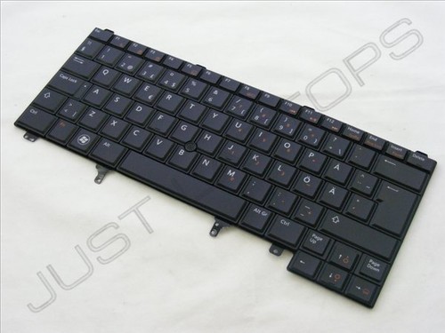 Dell Latitude E6330 E6430 XT3 Swedish Finnish Keyboard Tangentbord /W2R ...