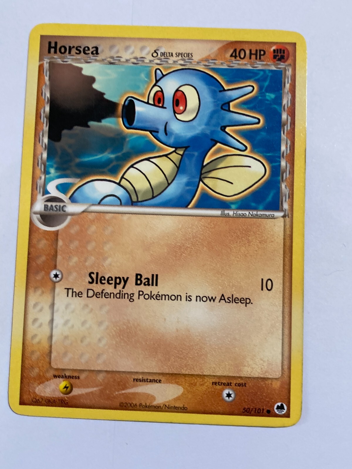 Horsea 50/101 Non-Holo Foil NM Pokemon card EX Dragon Frontiers set | eBay