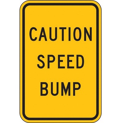 LYLE TR-035-12HA Speed Bump Traffic Sign,18" x 12" 3PMT7 | eBay