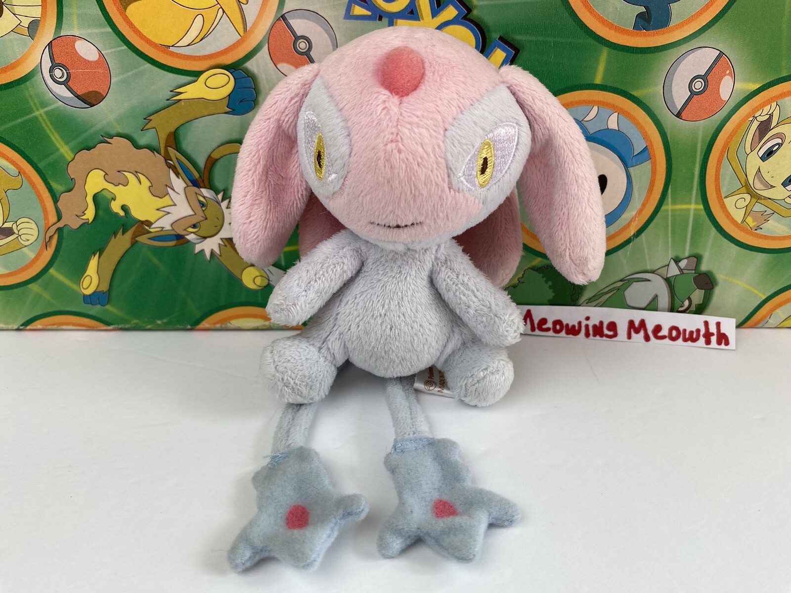 Pokemon Center Mesprit mesprite Canvas Plush Pokedoll Doll stuffed go ...