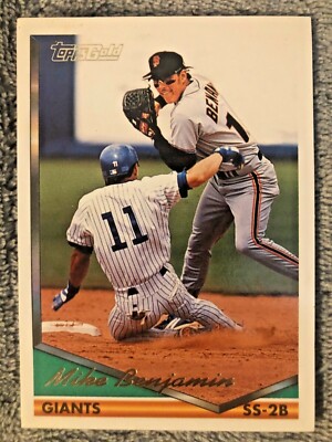 Topps Gold #487 Mike Benjamin Baseball Card 1994 | eBay