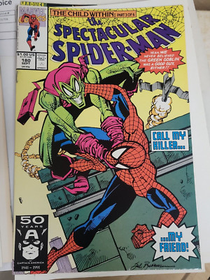 Spectacular Spider-Man #180 (1991, Marvel) New Warehouse Inventory in ...