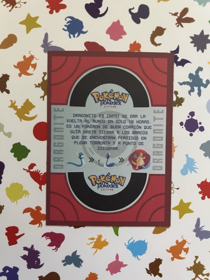 Pokemon Pokedex Dragonite Card #149 (Peruvian). Fresh- NM-LP ...