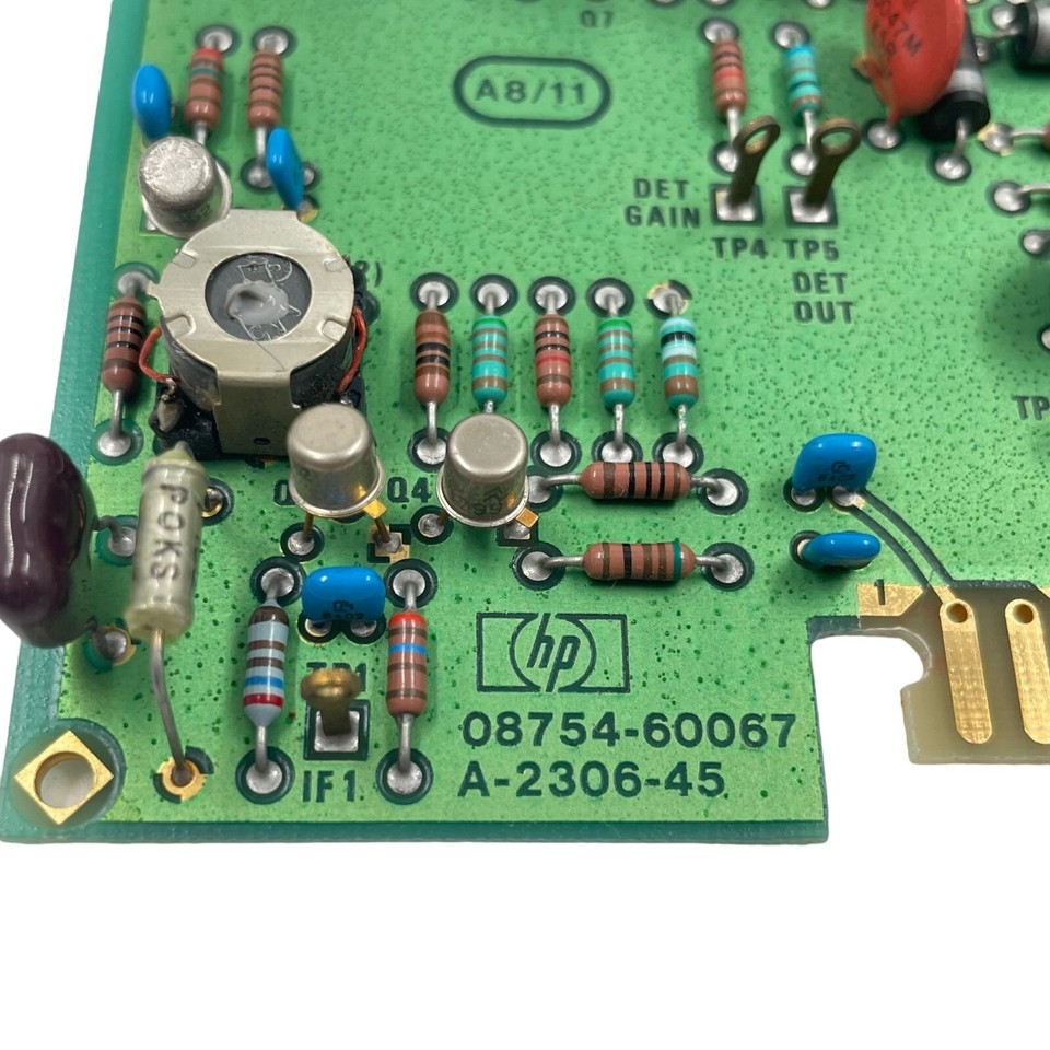 HP 8754A Network Analyzer A8/11 08754-60067 / A-2306-45 Board | eBay