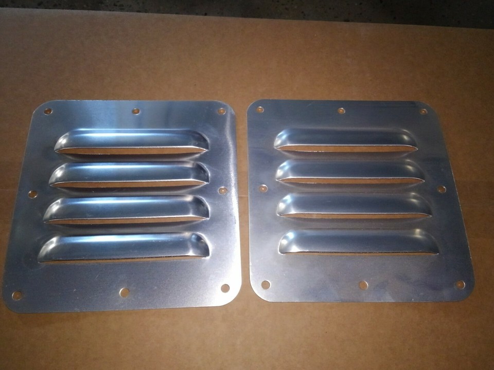"5"" Louvered Aluminum Bolt-on Panel Kit Mini Panels Jeep Rodlouvers ...