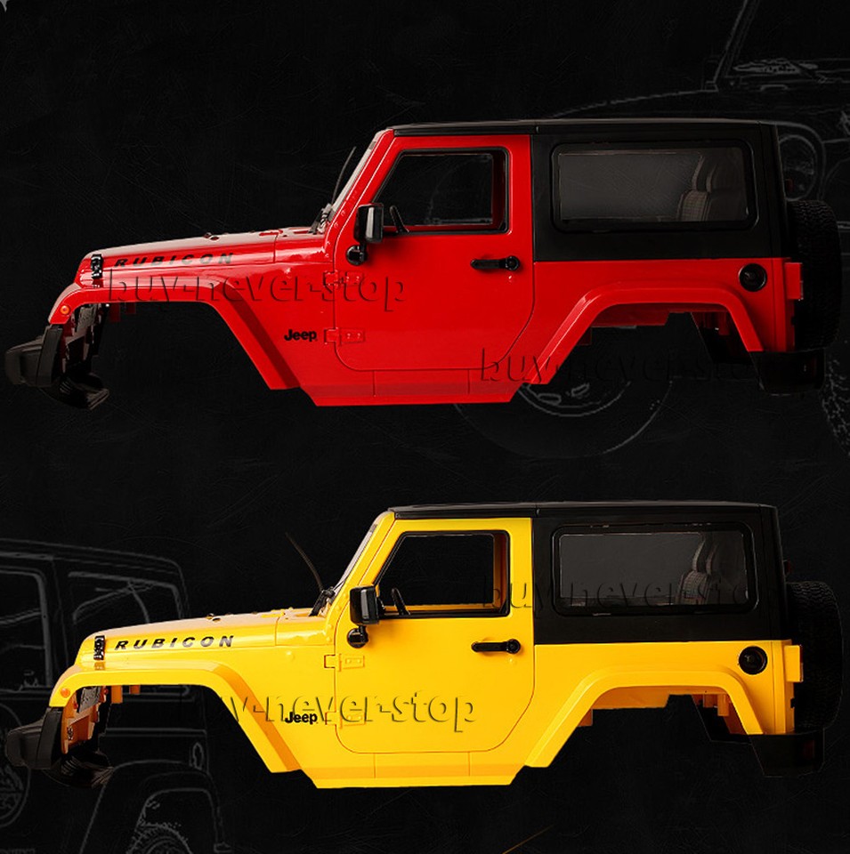 RC Parts or 275mm Body Shell For SCX10 1/10 RC Jee-p Wrangler Engine ...