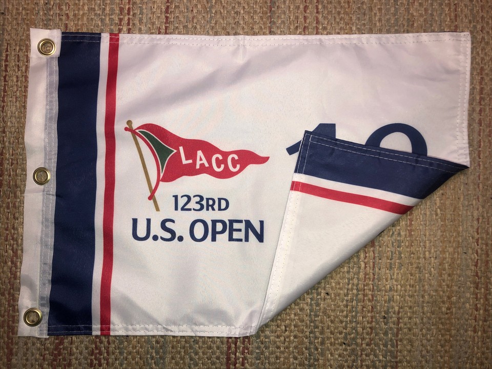 2023 123rd US OPEN LOS ANGELES COUNTRY CLUB LACC PIN FLAG W GROMMETS ...