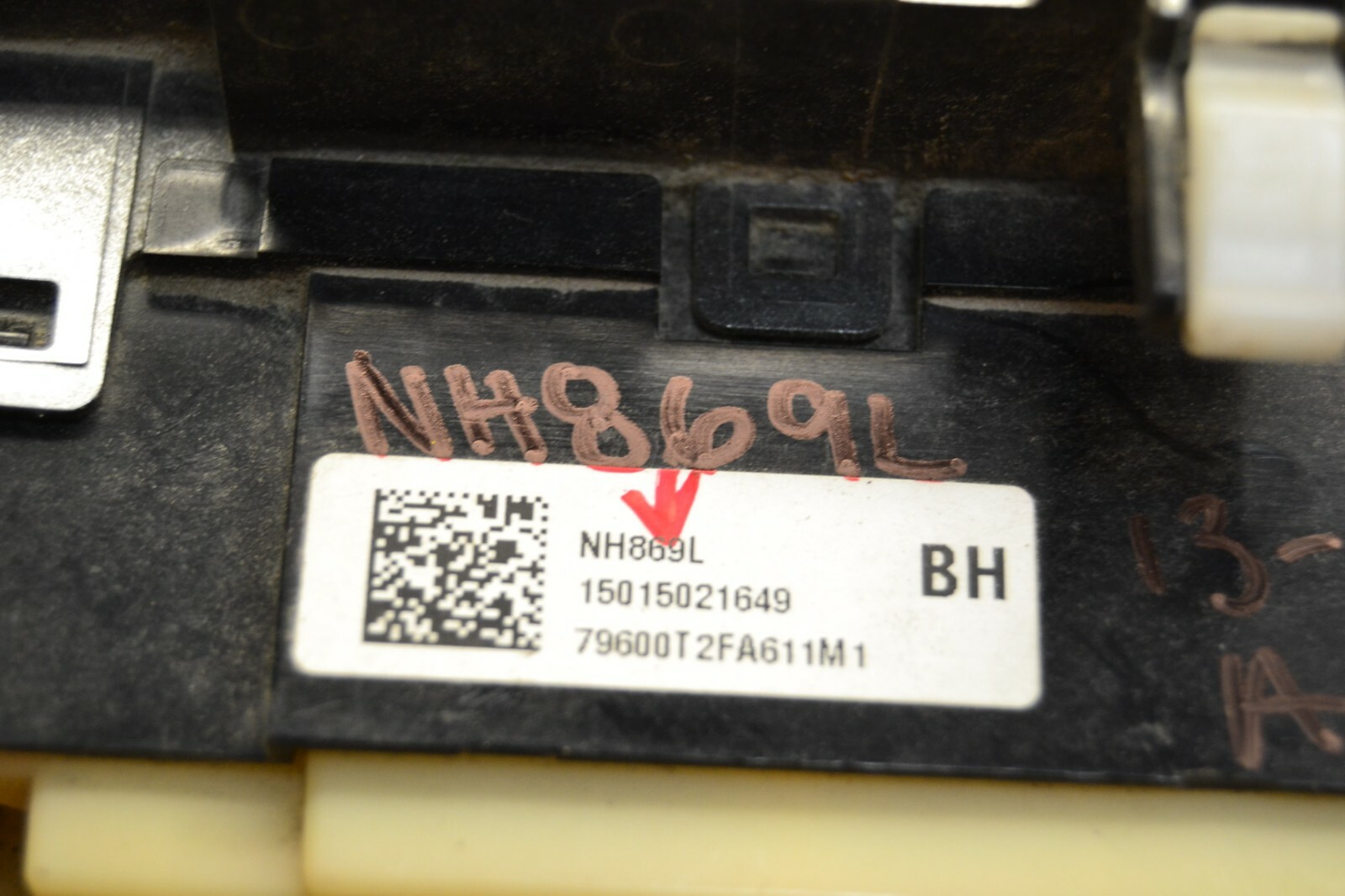 13-15 Honda Accord Ac Heater Temperature Climate NH869L Control Bx 4 ...