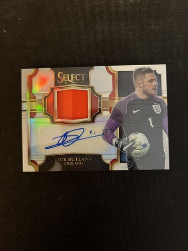 2017-18 Panini Select - Jersey Autographs Jack Butland #JA-JBU White ...
