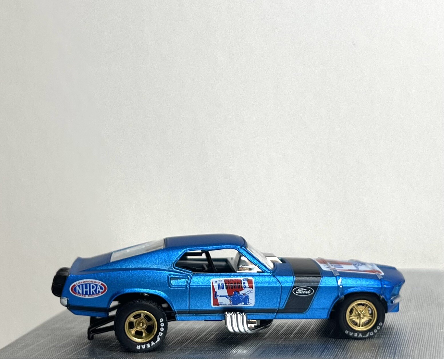 M2 Machines 1969 Mustang Funny Car(blue)NHRA/LOOSE/READ | eBay