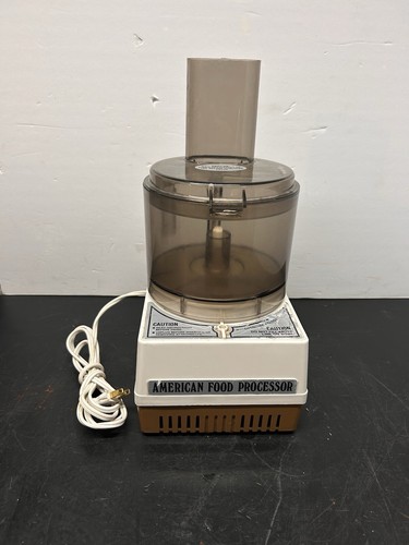 Vintage American Food Processor Model 8000 Made in USA TESTED | eBay