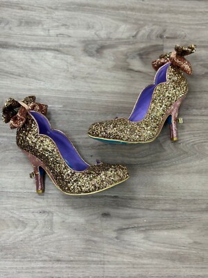 Irregular Choice Gold Gracious Dreamer Cinderella Sparkly Size 39 | eBay