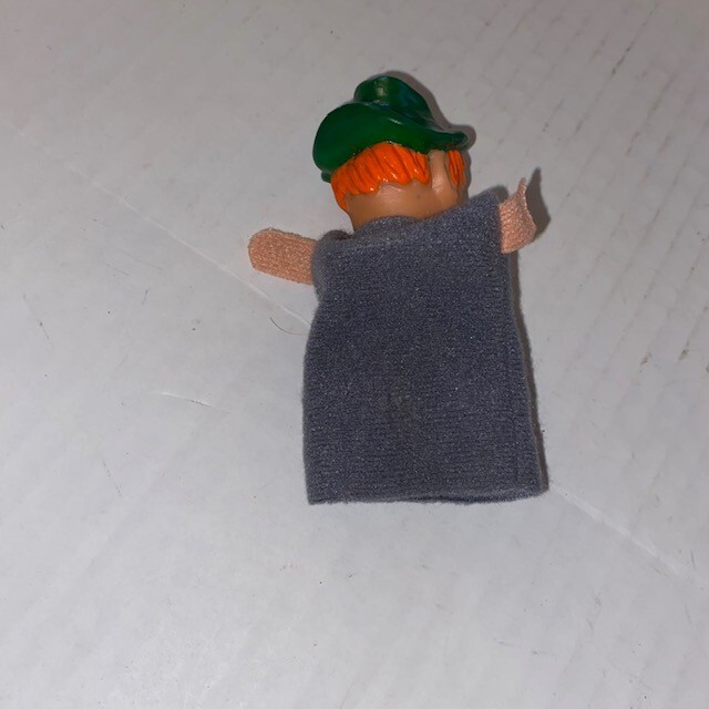 Vintage Rubber Faced Felt Body Red Haired Finger Puppet | eBay