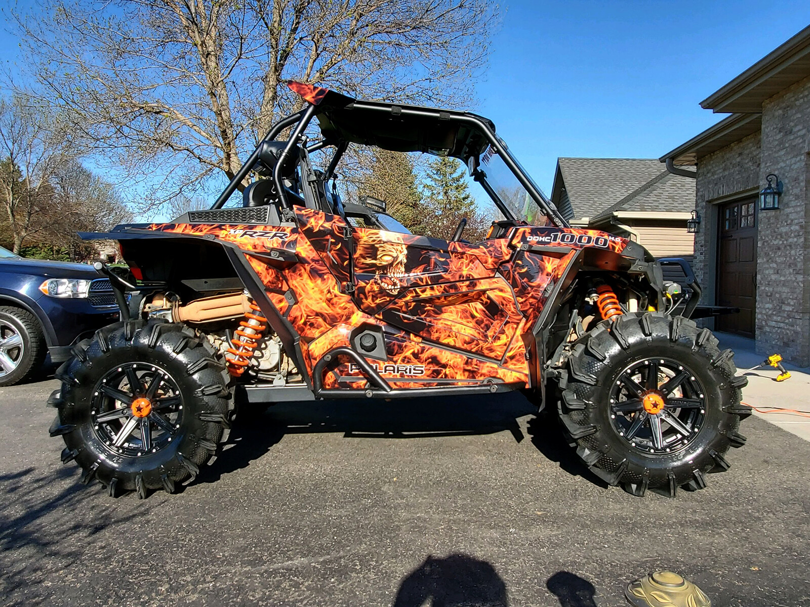 Polaris RZR 1000 1000XP Graphic Wrap kit with UTV Giant doors #9500N ...