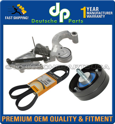 Mini R52 R53 R56 Cooper Drive Belt Tensioner + PULLEY + BELT ...