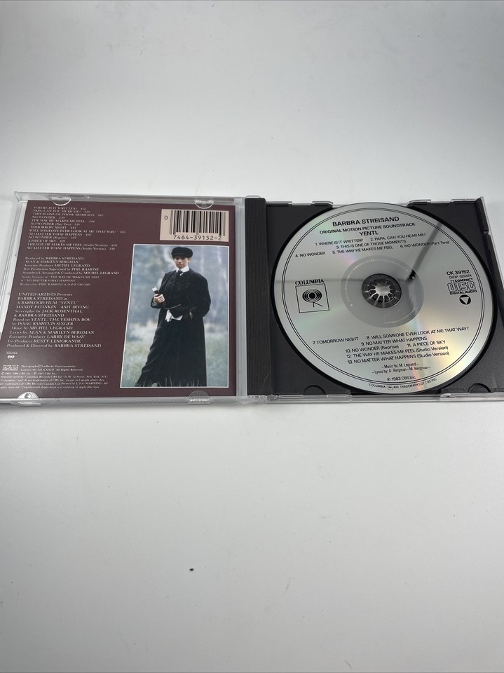 Barbara Streisand YENTL CD 1986 | eBay
