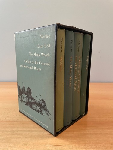 Works of Henry David Thoreau, 4 Vol Hardcover Set in Slipcase, 1961 | eBay