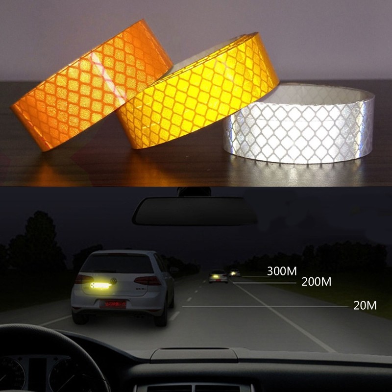 Reflective Decal Sticker Motorcycle Reflective Lining DIY Tape Free ...