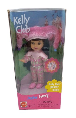 Barbie Mattel Kelly Club Jester Jenny Career Day Pink Shimer Gold 1999 ...