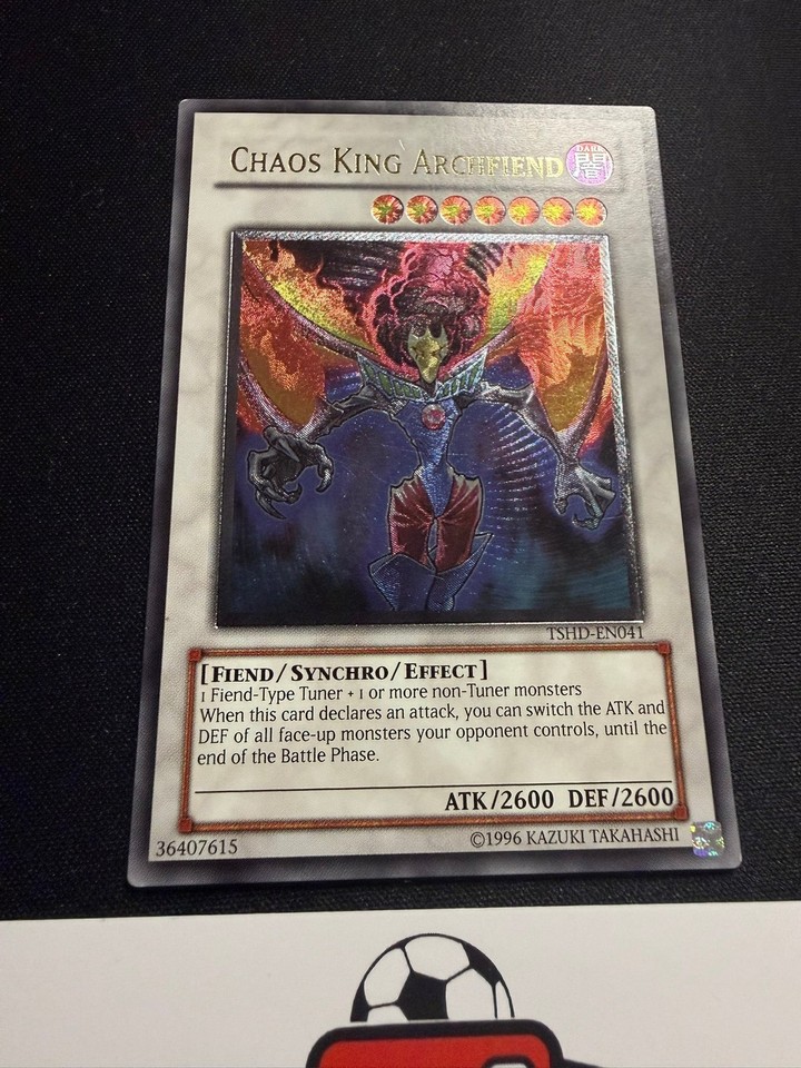 Chaos King Archfiend - Ultimate Rare TSHD-EN041 - LP - YuGiOh | eBay
