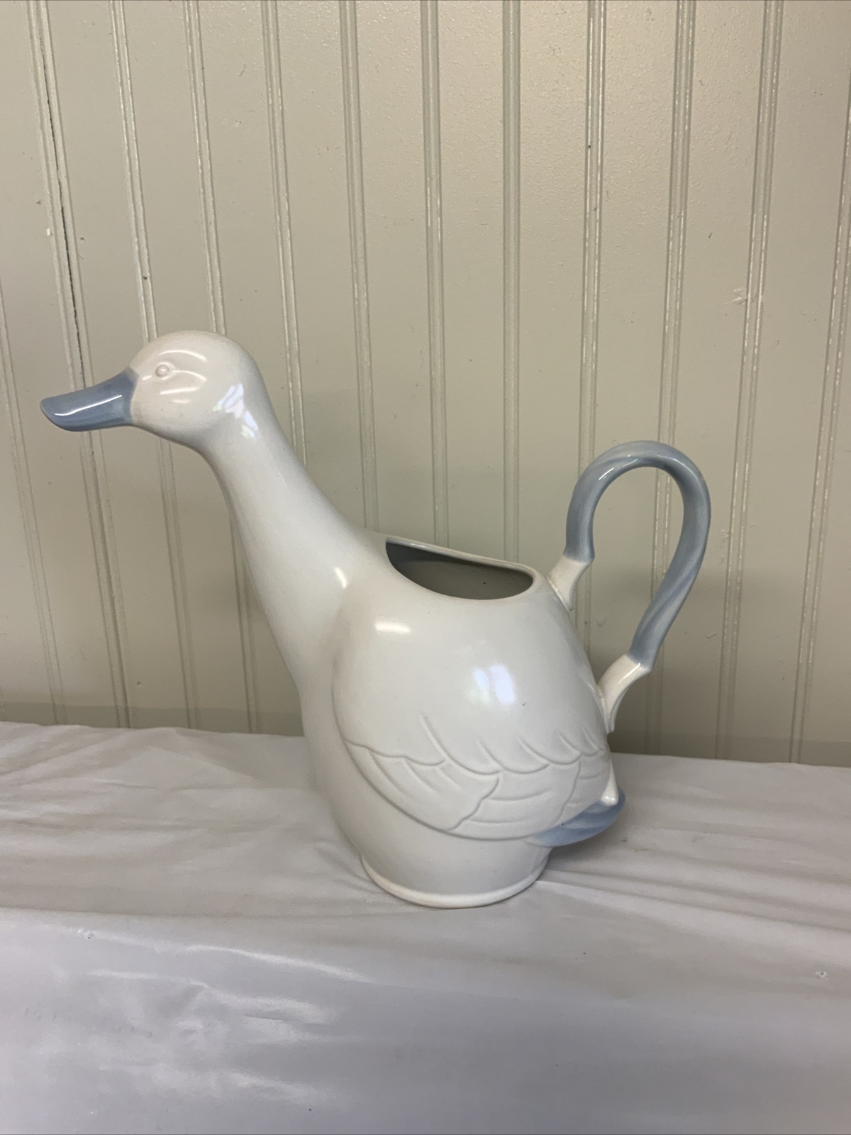 Noritake Stoneware Duck Goose Pitcher 11.5 inch 48 oz Vintage Japan ...