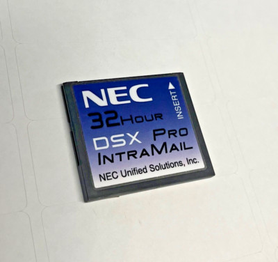 TESTED BY DSX CERT TECH NEC DSX IntraMail Pro 8-Port 32-Hour Voice Mail ...
