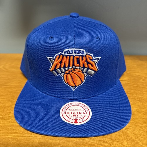 New York Knicks Mitchell & Ness Snapback Adjustable NBA Hat Cap NYK Blue NWT! | eBay