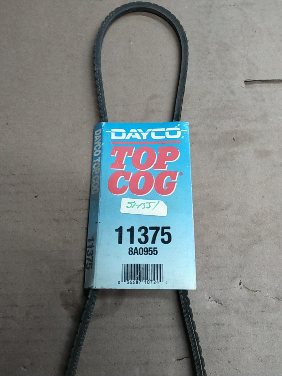 Accessory Drive Belt Dayco Top Cog 11375 | eBay